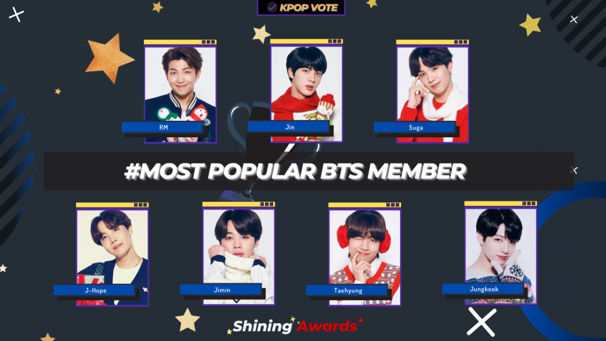 Most Popular BTS Member (Updated) ARMY Should Know - Shining Awards