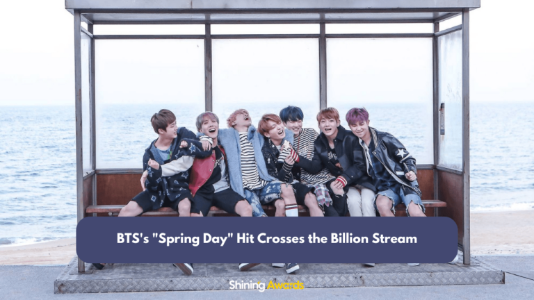 BTS's "Spring Day" Hit Crosses the Billion Stream - Shining Awards